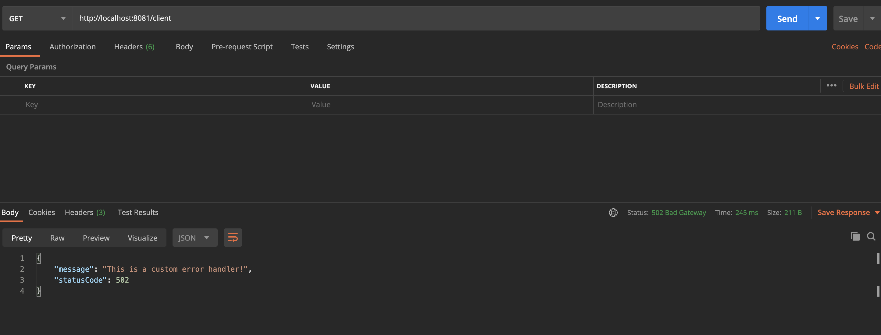 How to set Custom Error Message and Status code for an HTTP Request ...