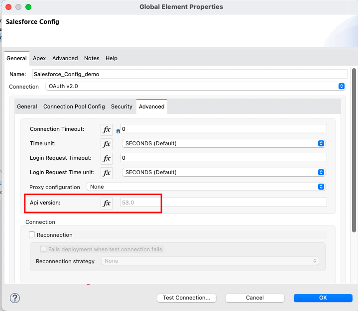 How to verify the compatible Salesforce API versions and provide this ...