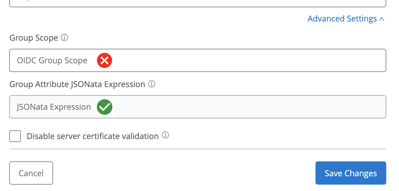 OIDC SSO group mapping fails with error "Code is required" | MuleSoft Help Center