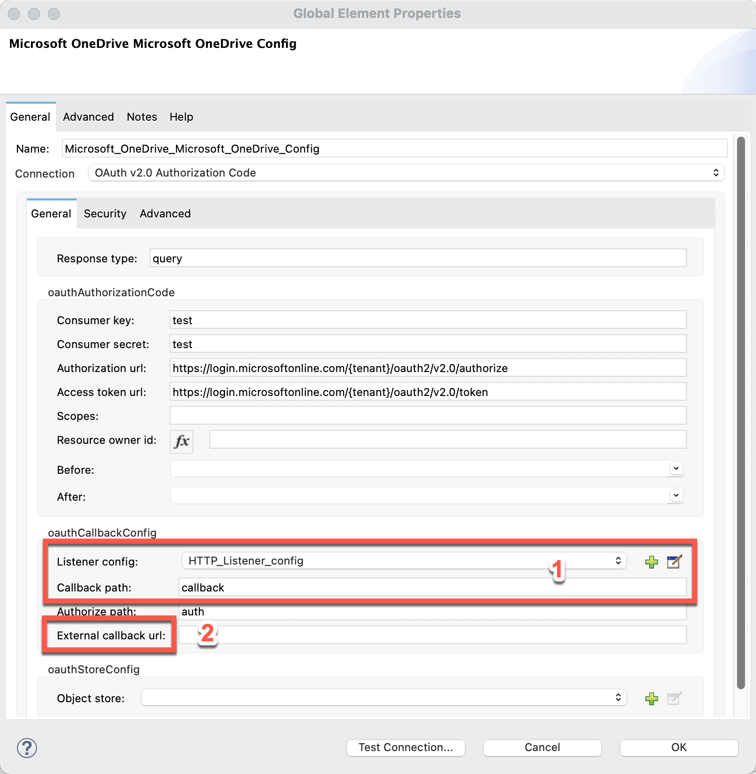 Microsoft OneDrive Connector | OAuth dance failure | MuleSoft Help Center