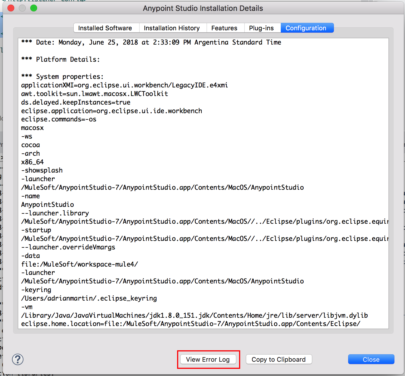 Patching the runtime in Studio 7 for metadata generation related issues ...